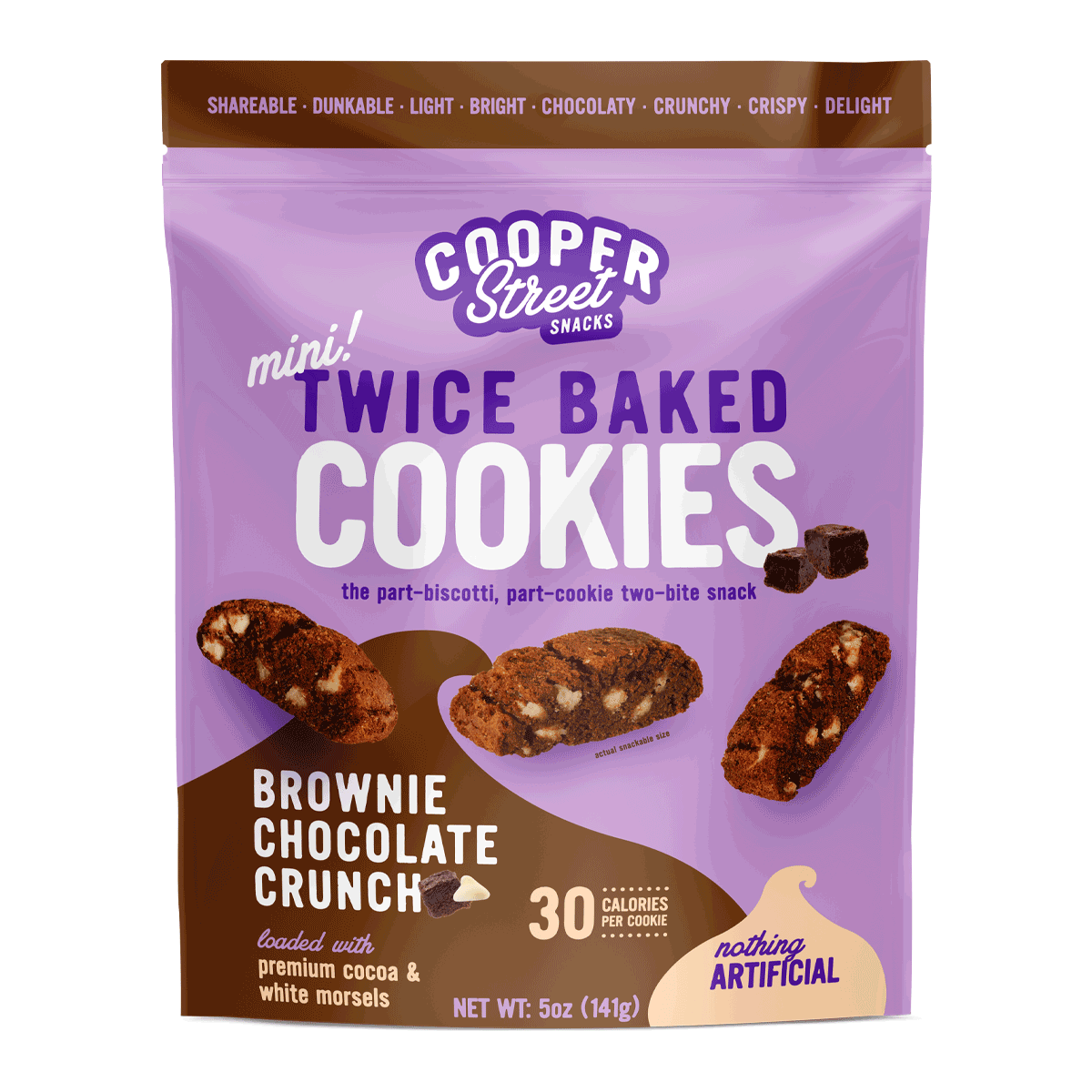 Brownie Chocolate Crunch Twice Baked Cookies – Cooper Street